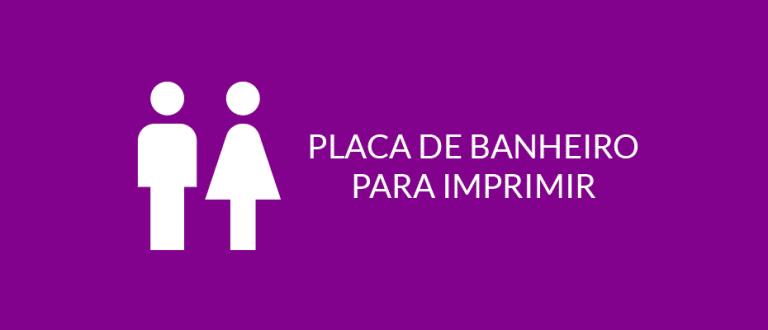 Placa de Banheiro Masculino e Feminino para Imprimir | PrintLoja Blog Placa de Banheiro Masculino e Feminino para Imprimir | PrintLoja Blog